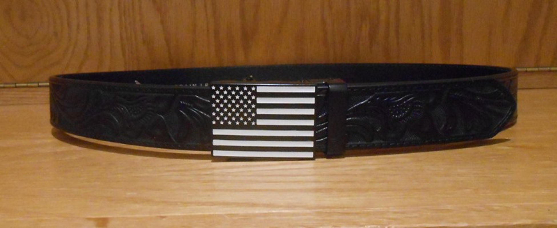 Swat Black & White USA 40mm Buckle – Mission Belt