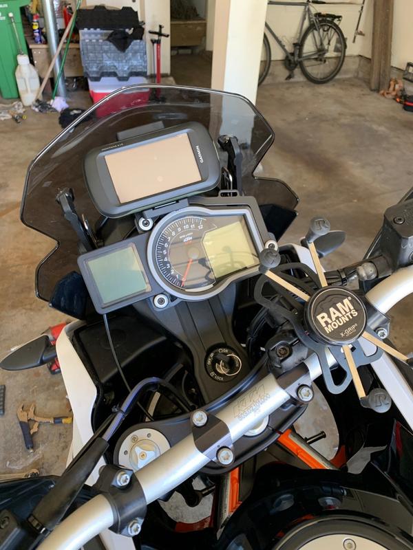 Perun Moto GPS Dashboard Mount KTM 1090/1190 Adventure - KTM Twins