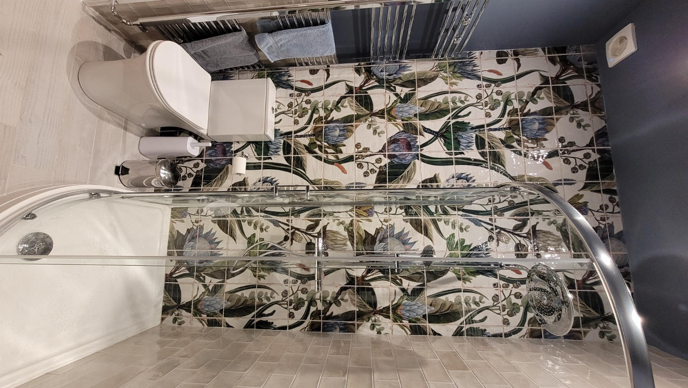 Tuscany Botanical Mural 20cm x 20cm – Baked Tiles