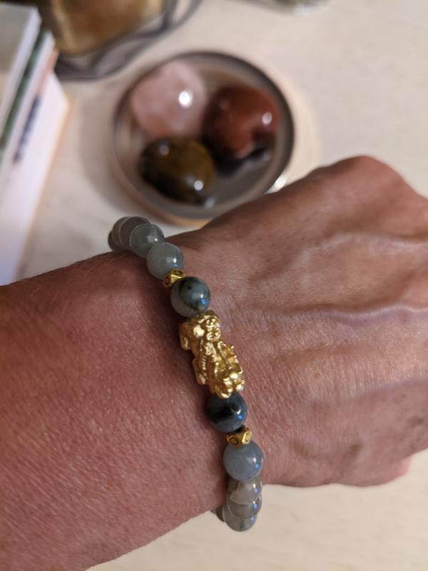 Untamed Spirit - Jade Dragon Feng Shui Bracelet | Karma and Luck