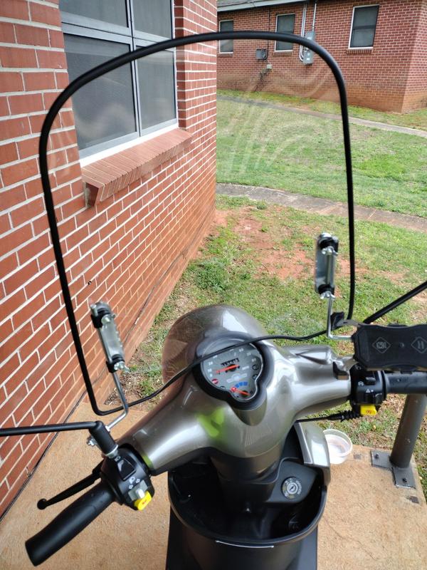 Universal Scooter Windshield 18" H x 16.5" W