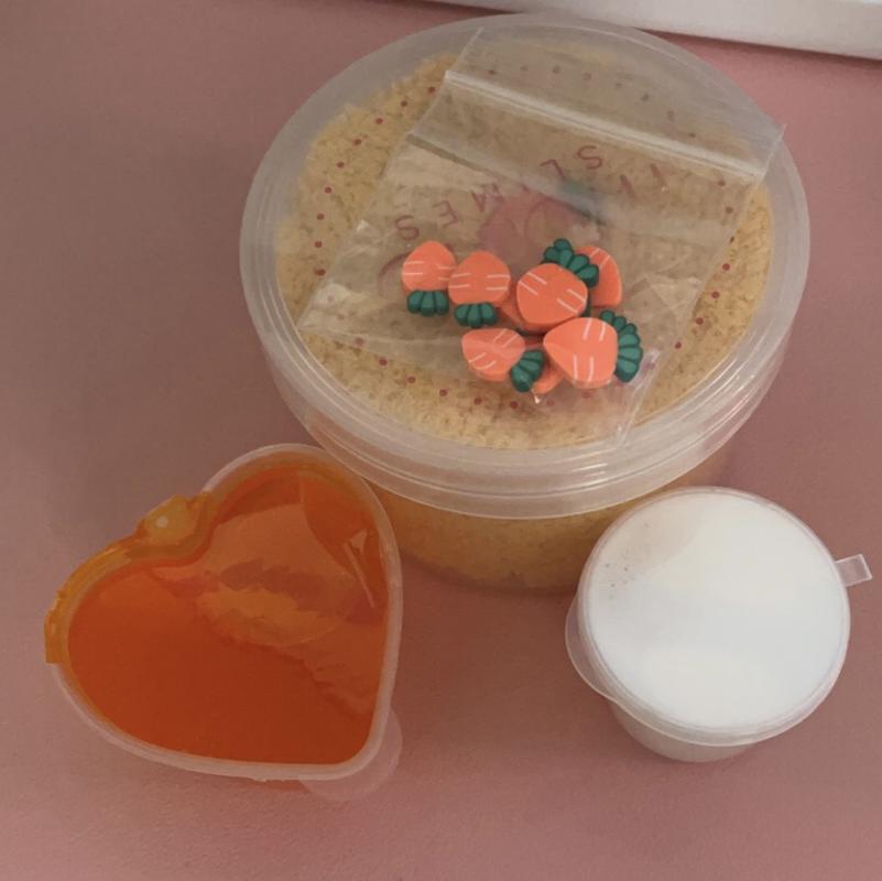 Carrot Sponge Cake DIY Slime Kit – Momo Slimes