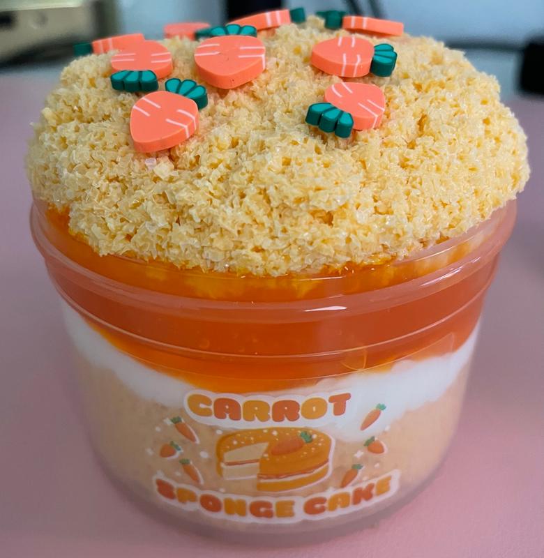Carrot Sponge Cake DIY Slime Kit – Momo Slimes