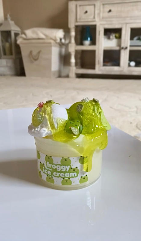 Froggy Ice Cream DIY Slime Kit – Momo Slimes