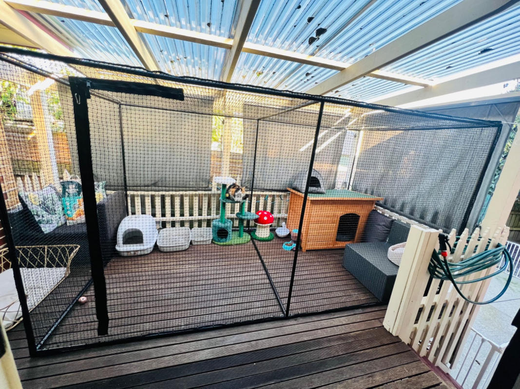 Double Size 3.6m Freestanding Cat Enclosure – Catnets