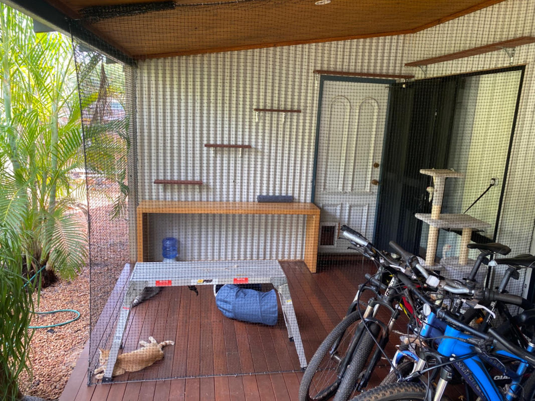 Stainless Reinforced Premium Cat Netting 10m x 3m – Catnets