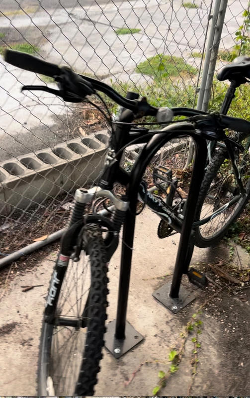 Sandbaggy In Ground Bike Rack | U Shaped, Commercial, Outdoor, 1 Loop ...