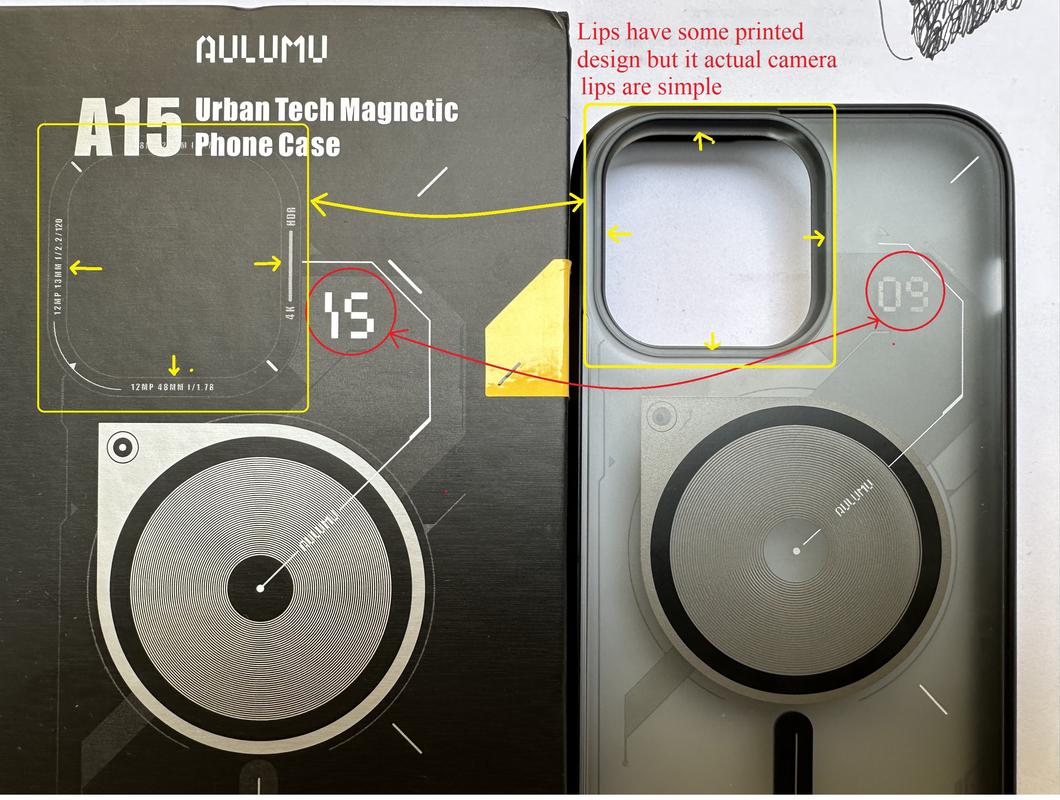 iPhone 14 Pro Max Case Aulumu A15 MagSafe Case Magnetic