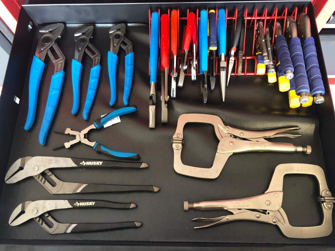 Plier Rack | Plier Organizer For Tool Box | Olsa Tools | Olsa Tools