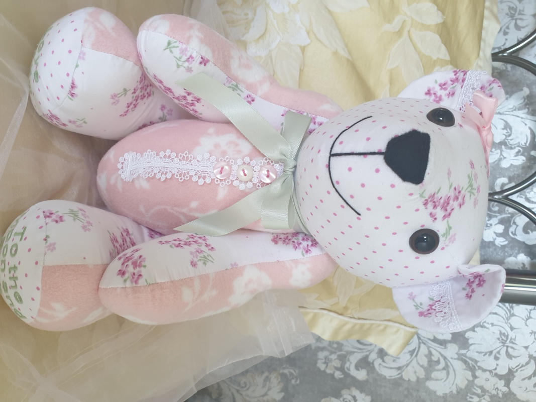 Memory Bear - Patch Design | Lily Grace Keepsakes