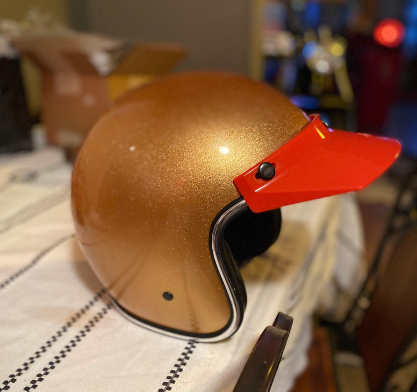 Biltwell Moto Visor - Orange – Biltwell Inc.