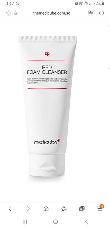 Red Foam Cleanser– MEDICUBE SG
