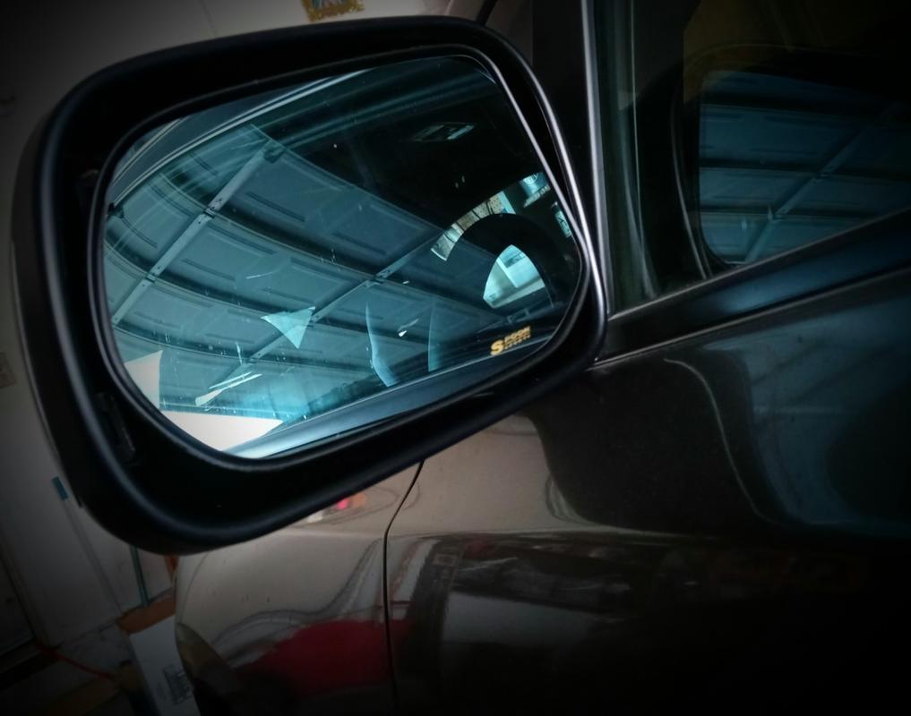 SPOON BLUE WIDE DOOR MIRROR For HONDA CIVIC FD2 76203-FD2-030 - Black ...