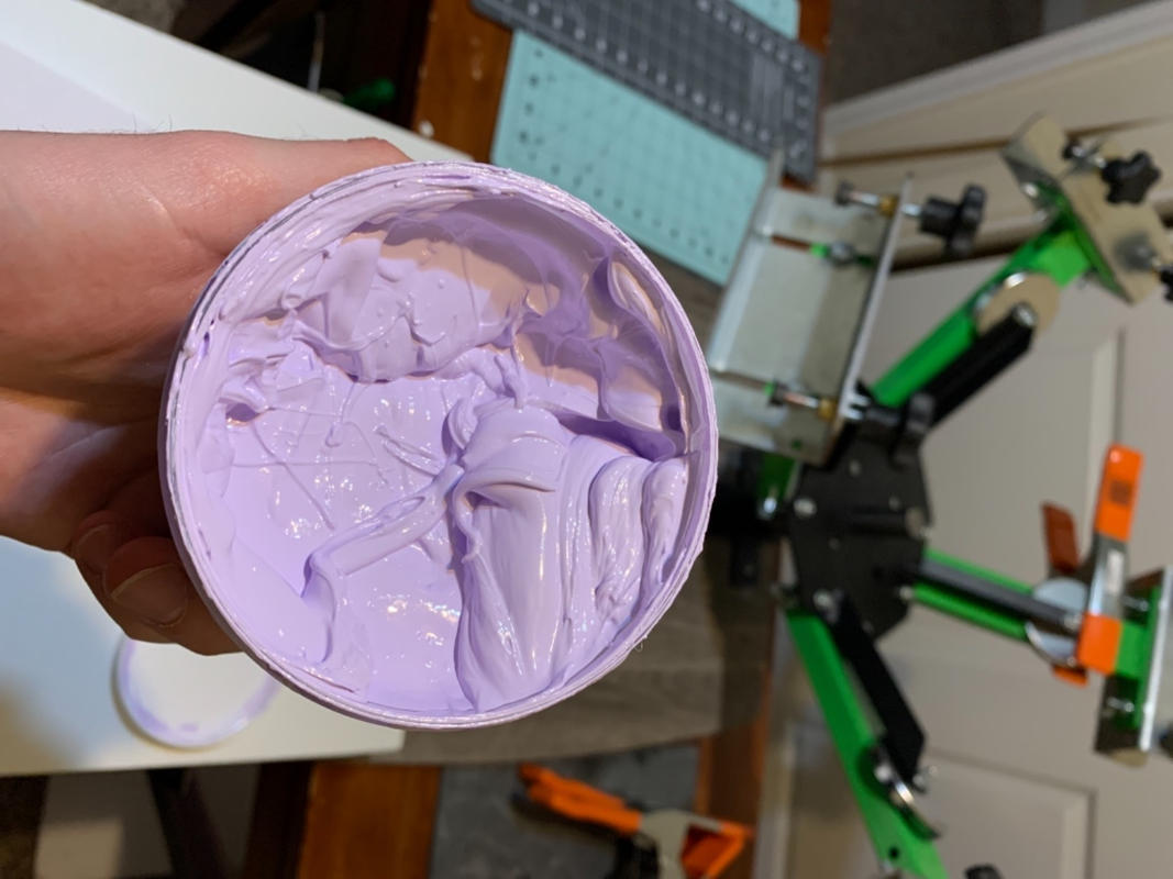 Rapid Cure Pastel Purple Screen Printing Plastisol Ink | Screen Print ...