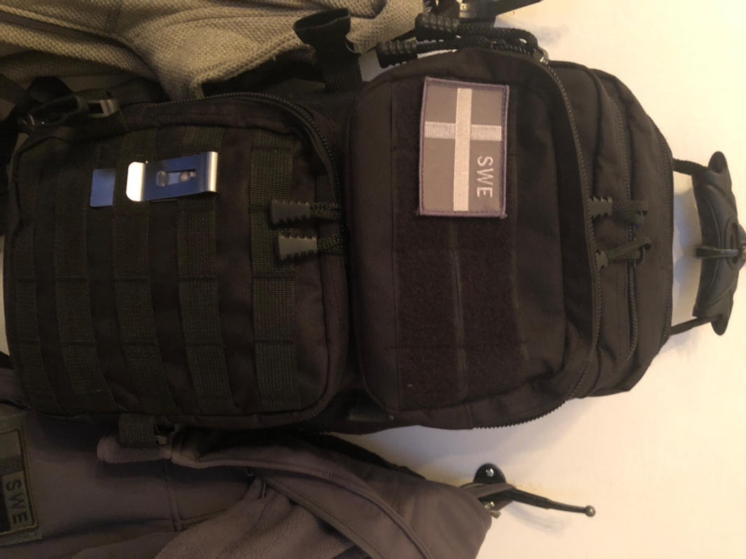 SWE FLAG Grå - Patch - Rekyl