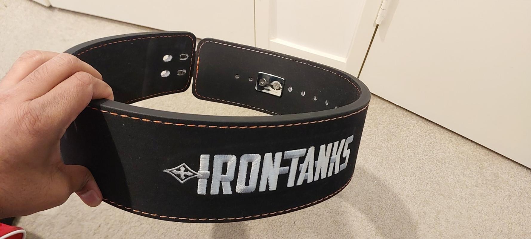 10mm Lever Powerlifting Belt Weightlifting Bodybuilding | Iron Tanks