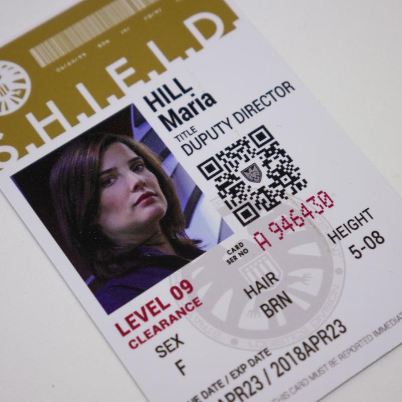Agents of SHIELD Inspired Classic SHIELD Agent ID - [Photo Personalize ...