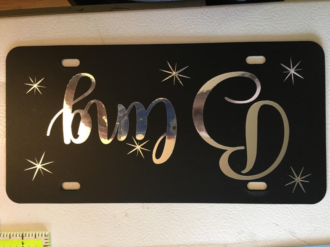 Plastic License Plate Blanks - 6 in x 12 in - 27 Colors & Designs ...