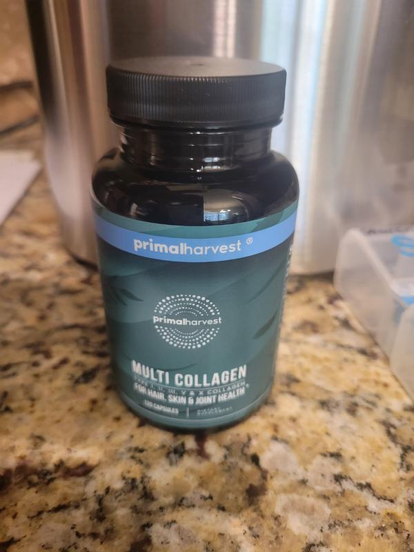 Primal Multi Collagen capsules Type I, II, III, V & X 🥇