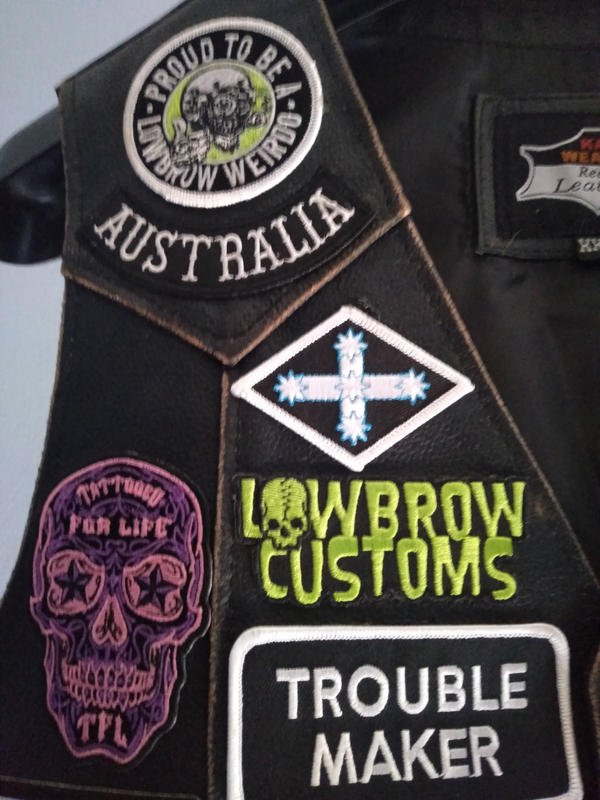 Lowbrow Customs Logo Patch