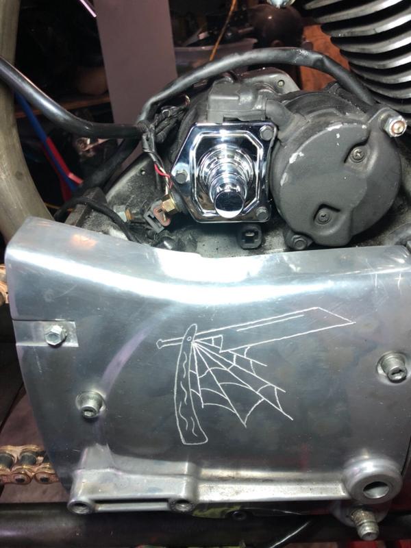 Cycle Standard Remote Direct Starter Solenoid Button - Chrome - Harley ...