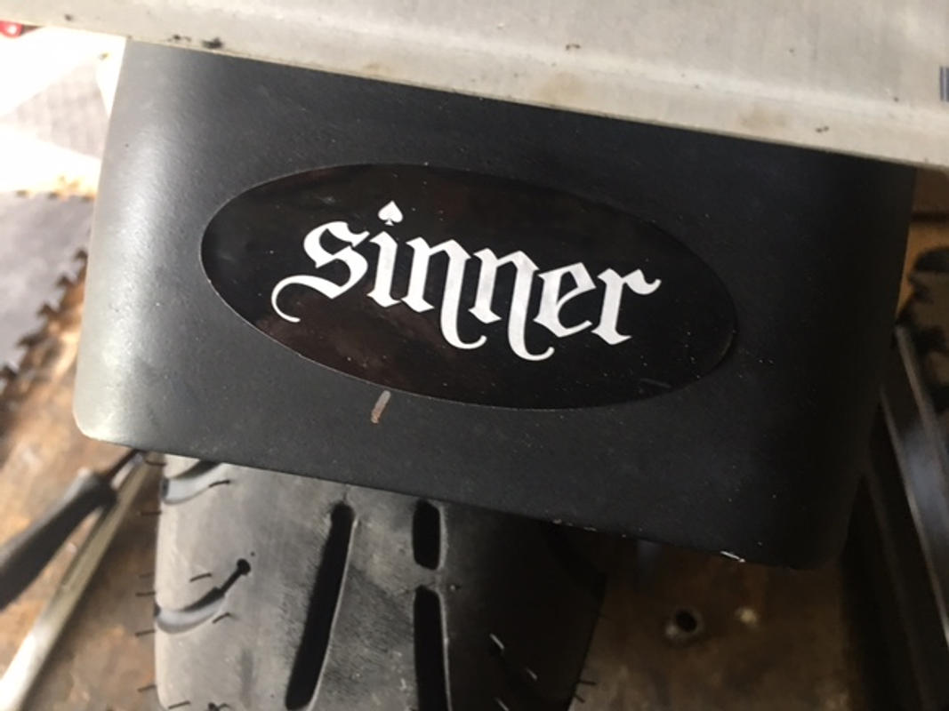 Lowbrow Customs Sinner Sticker