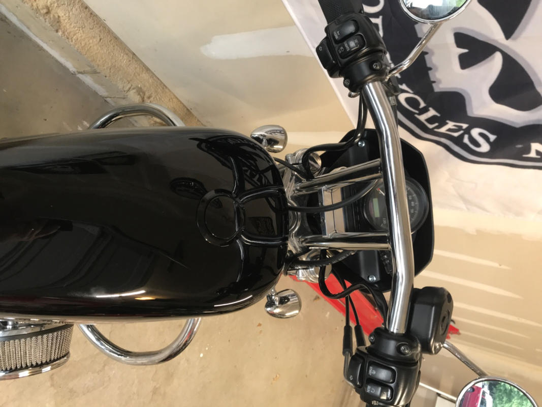 Lowbrow Customs Speedometer Gauge Riser Mount for 1 inch T-Bar ...