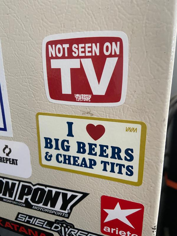 VNM Big Beers Sticker – Lowbrow Customs