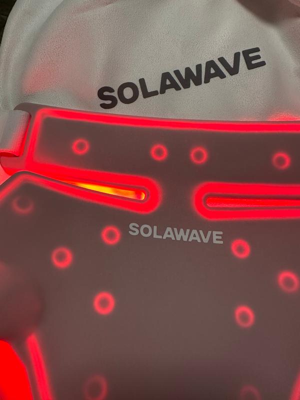 Solawave Red Light Therapy Neck & Chest Rejuvenating Skincare Mask