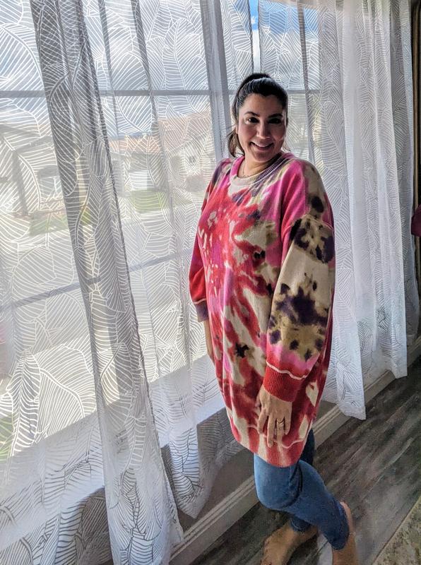 Taylor Oversized Sweater - Sunrise Tie-Dye – Natural Life