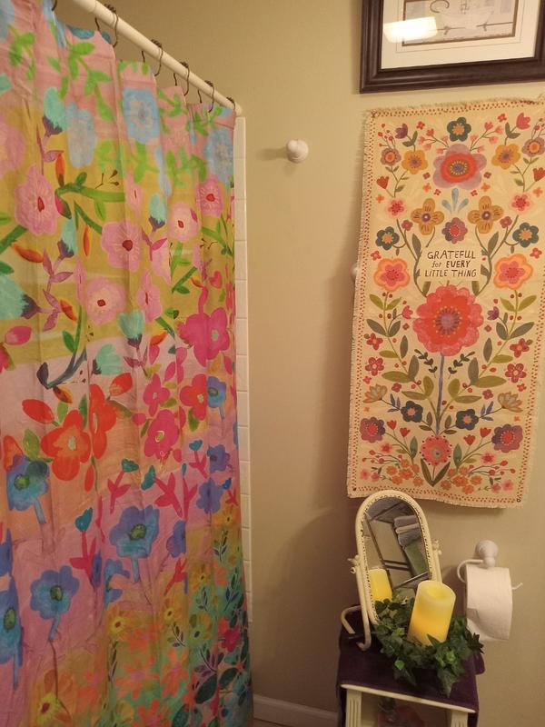 Boho Shower Curtain - Live Happy – Natural Life