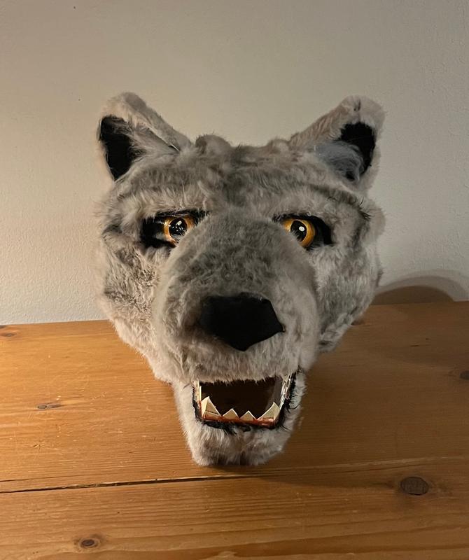 Realistic Wolf Furry Mask