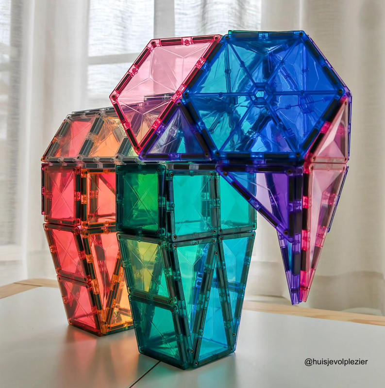 CONNETIX Pastel Shape Expansion Pack, 48 Pieces | Official Store