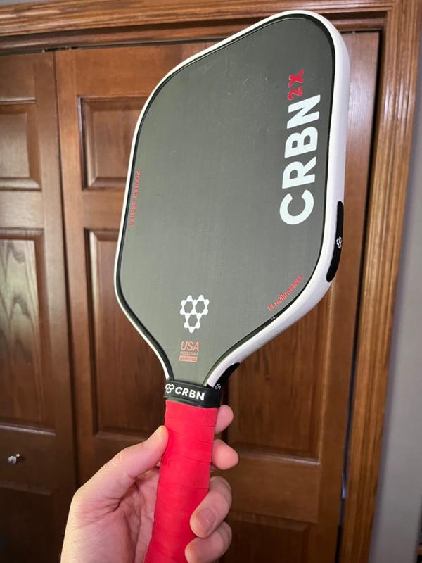 CRBN 2X Power Series (Square) Carbon Fiber Pickleball Paddle – CRBN ...