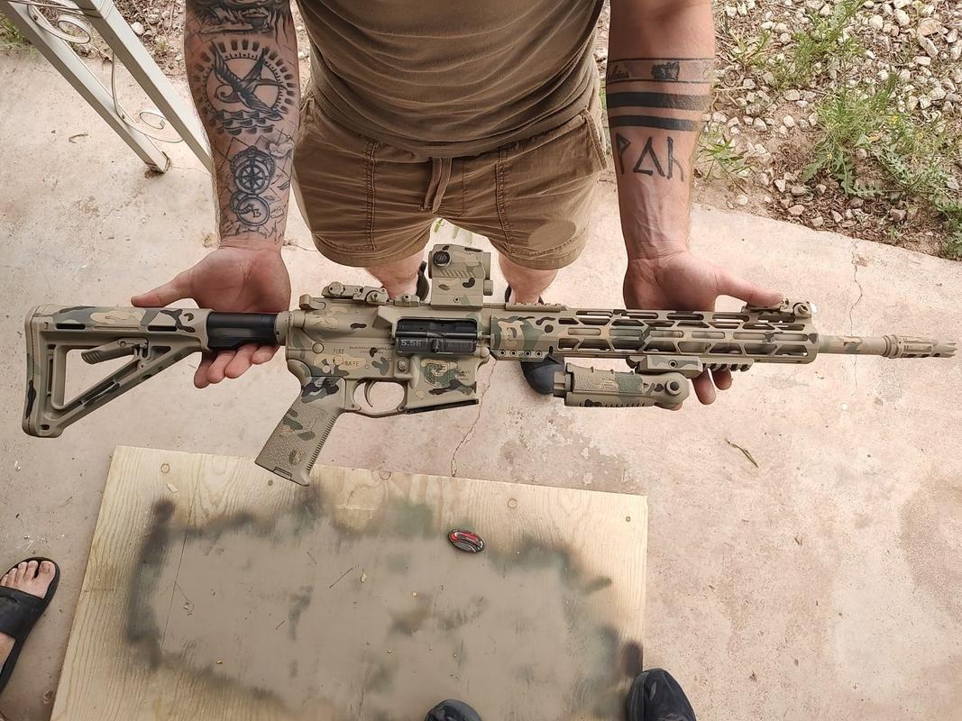 MULTICAM Camouflage Stencil Pack for Duracoat, Cerakote, Gunkote ...