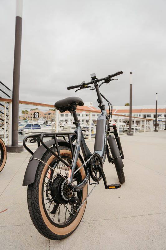 Slate| Lightweight Folding Fat Tire Ebike| Mokwheel Ebikes