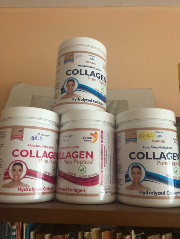 Colagen Hidrolizat Pulbere Tip 1 și 3 cu 10.000 mg la Doza Zilnică ...