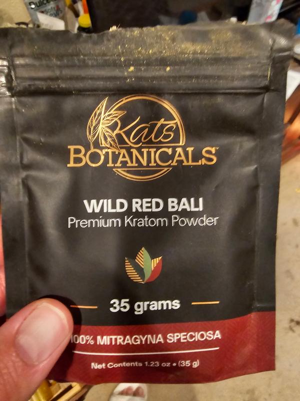 Wild Red Bali Kratom Powder: Red Vein Kratom Products | Kats Botanicals