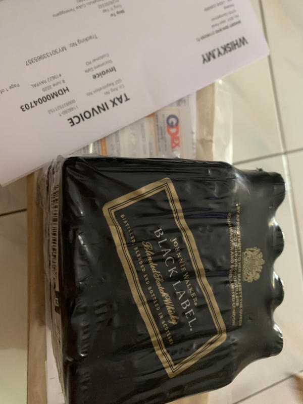 Johnnie Walker Black Label 12 Years Old 5cl miniature x 12 packs ...