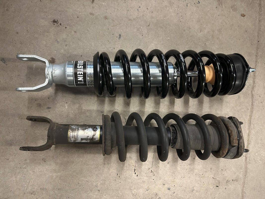 Bilstein 6112 Strut & Spring Assembled + Rear 5100 Shocks Set for 2009