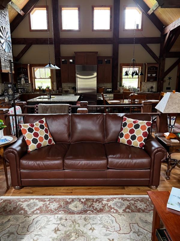 Carrigan Deep Seated Leather Queen Sleeper Sofa