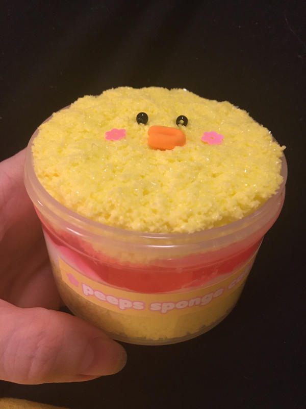 Peeps Sponge Cake – Momo Slimes
