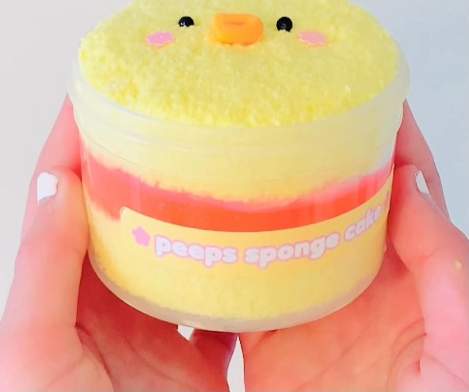 Peeps Sponge Cake – Momo Slimes