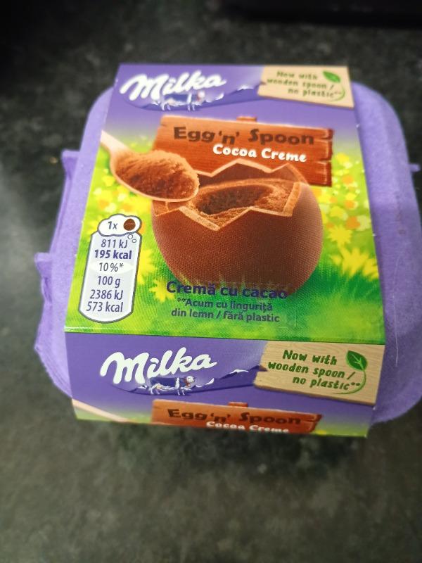 12x Milka Cocoa Creme Egg 'n' Spoon Eggs (3 Boxes of 4x34g) & Low Price ...
