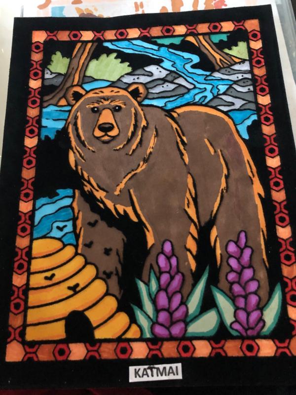 Death Moth Skull Design 18 Pack Fuzzy Velvet Coloring Posters ...