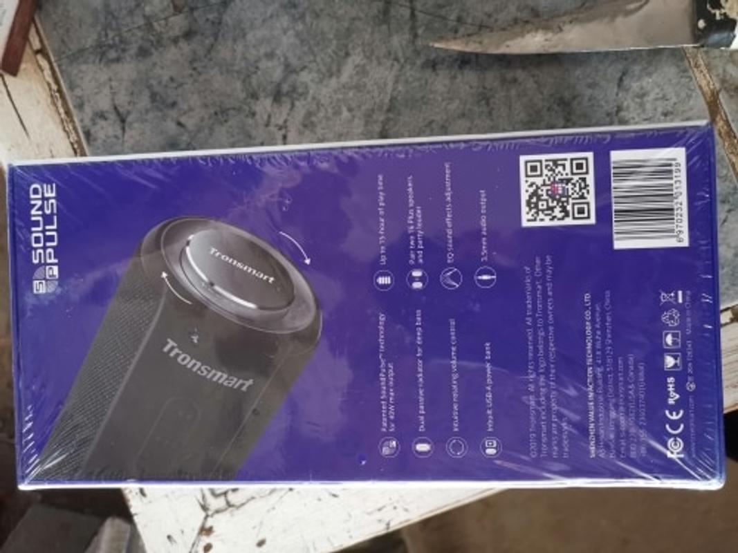 Tronsmart T6 Plus Upgraded Edition 40W Bluetooth Speaker - Black