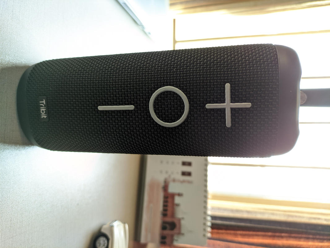 Tribit Stormbox Wireless Bluetooth Speaker with 360 Degree Sound Black