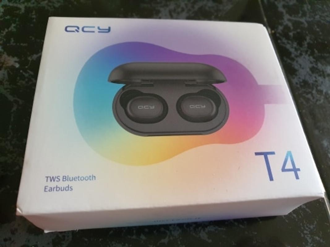 QCY T4 True Wireless Earbuds with BT 5.0 - Black