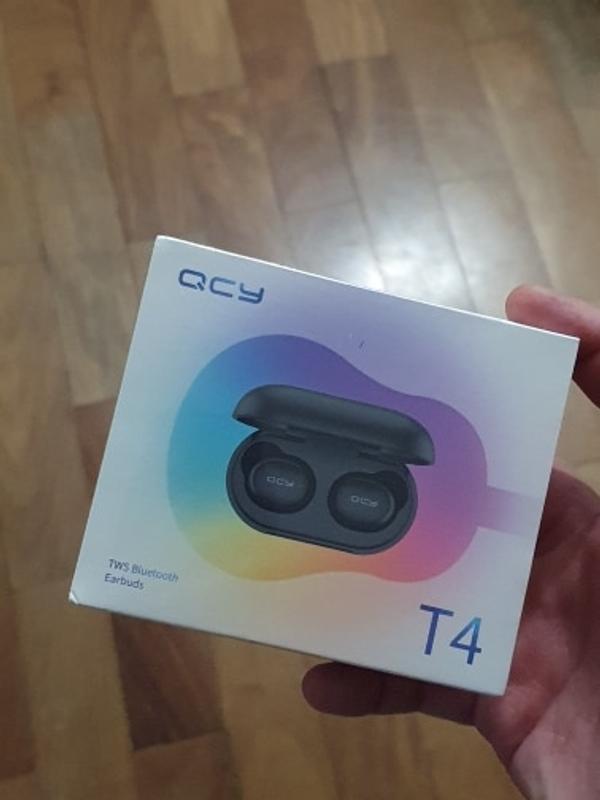 QCY T4 True Wireless Earbuds with BT 5.0 - Black