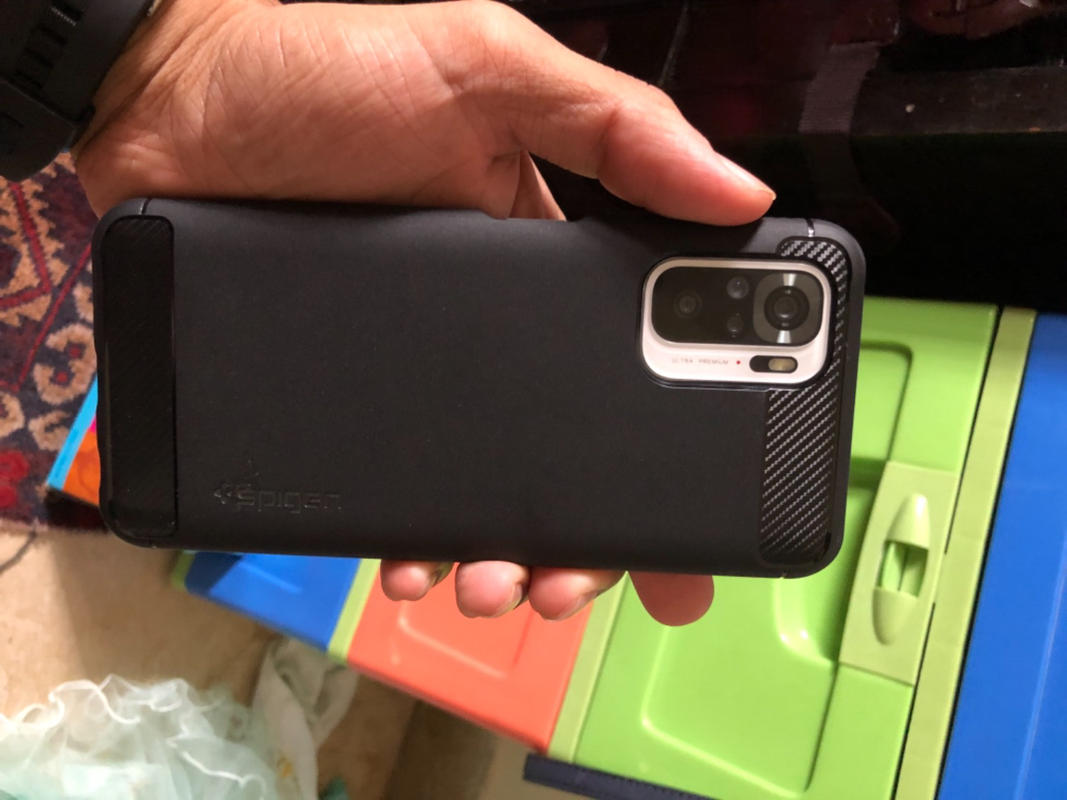Redmi Note 10 Rugged Armor Case by Spigen - Matte Black